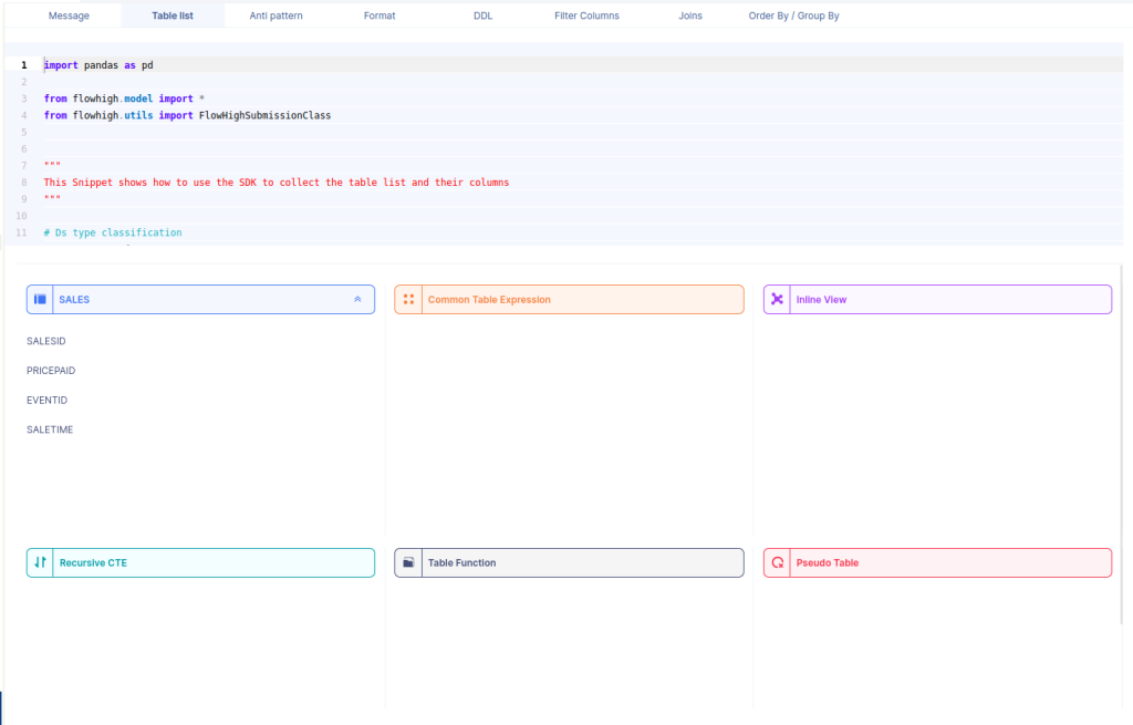Parsing SQL queries in Redshift for table and column audit logging