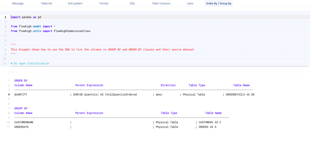 Deep dive on SQL parsing on Teradata