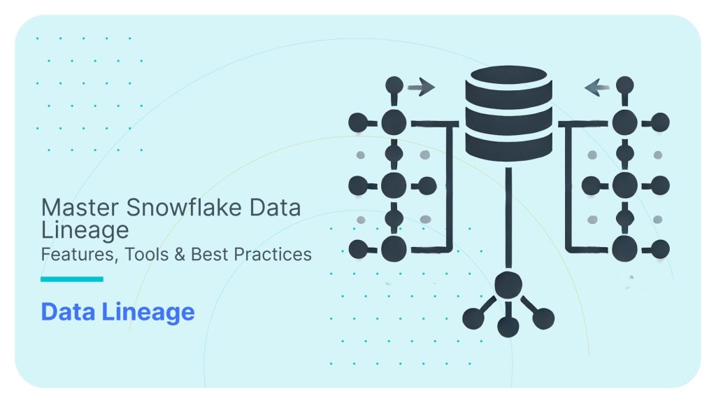 Master Snowflake Data Lineage – Features, Tools & Tips Master Snowflake Data Lineage – Features, Tools & Tips